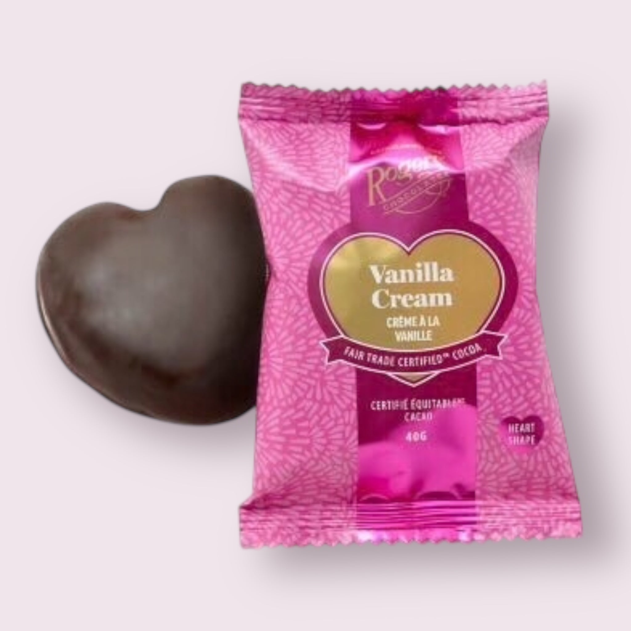 Roger’s Chocolate Vanilla Cream Hearts – Pixie Candy Shoppe
